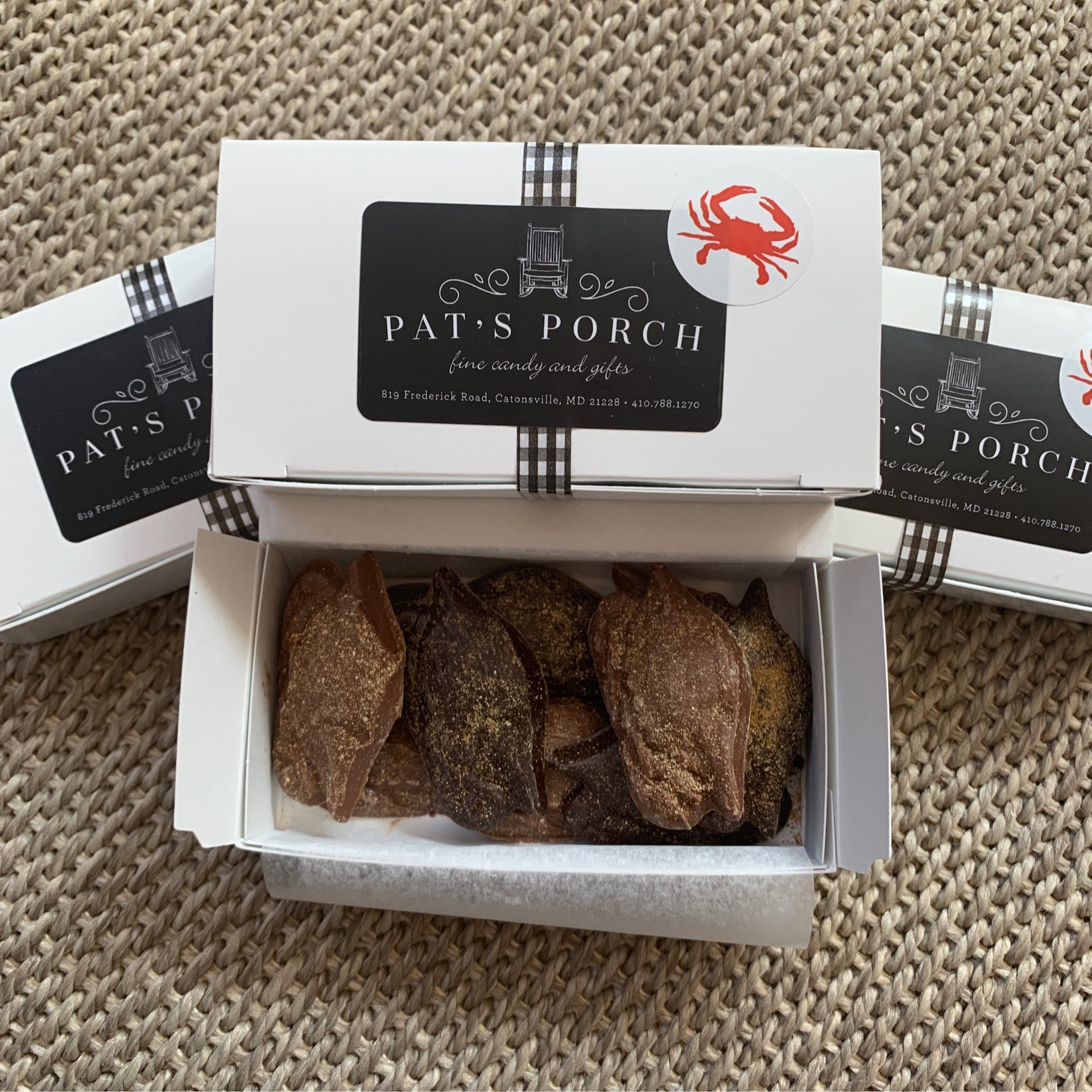 Old Bay Chocolate Crab Gift Box | Pat’s Porch & MarylandBox.com